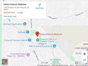 Directions to Centra Internal Medicine in Prescott, AZ